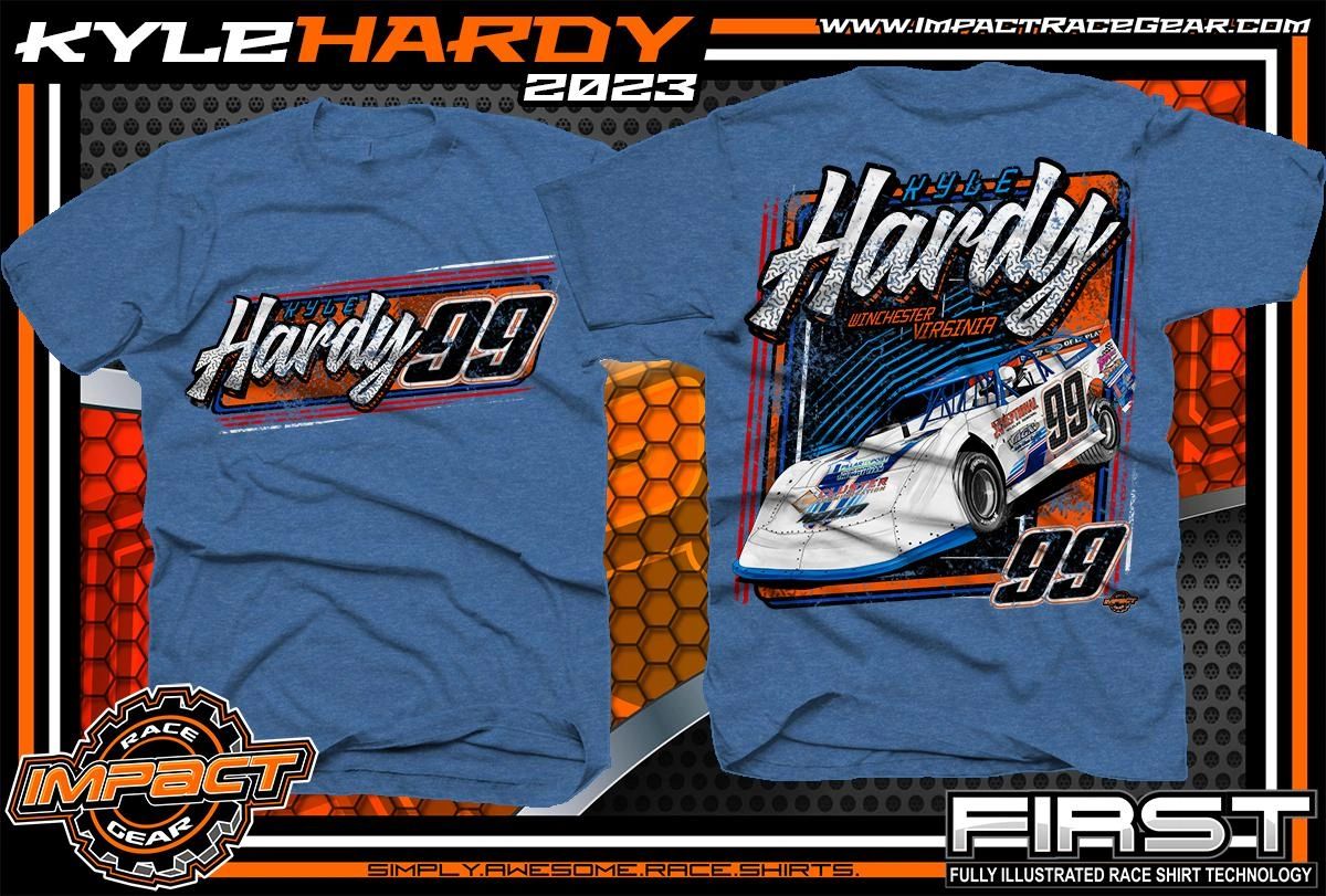 Kyle Hardy #99 Crate Late Model Heather Royal Shirt